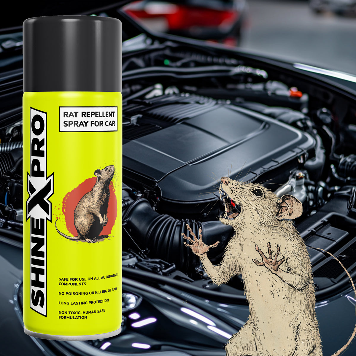 ShineXPro Rat Repellent For Car